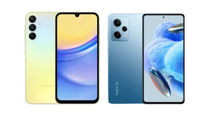 Perbandingan Spek Galaxy A15 5G dan Redmi Note 12 Pro 5G