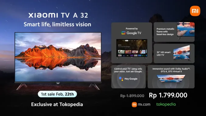 Xiaomi Rilis 2 Google TV 32 Inch Terbaru Rp 1 Jutaan | thePONSEL.com